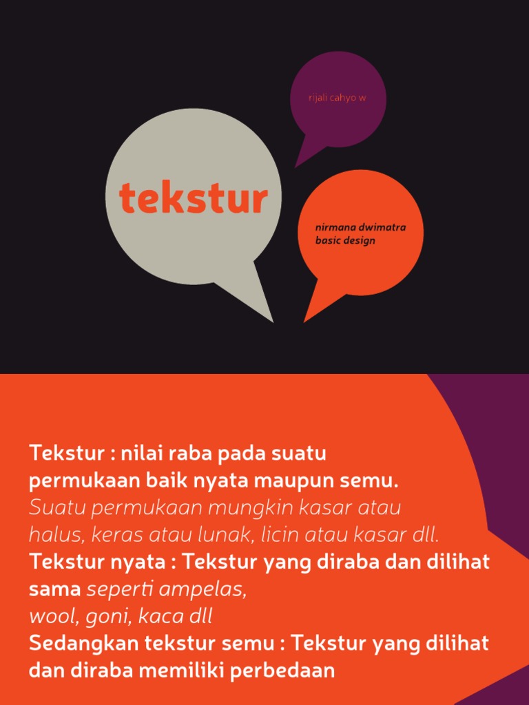 Slide Basic Design 3 Tekstur - Resize PDF | PDF