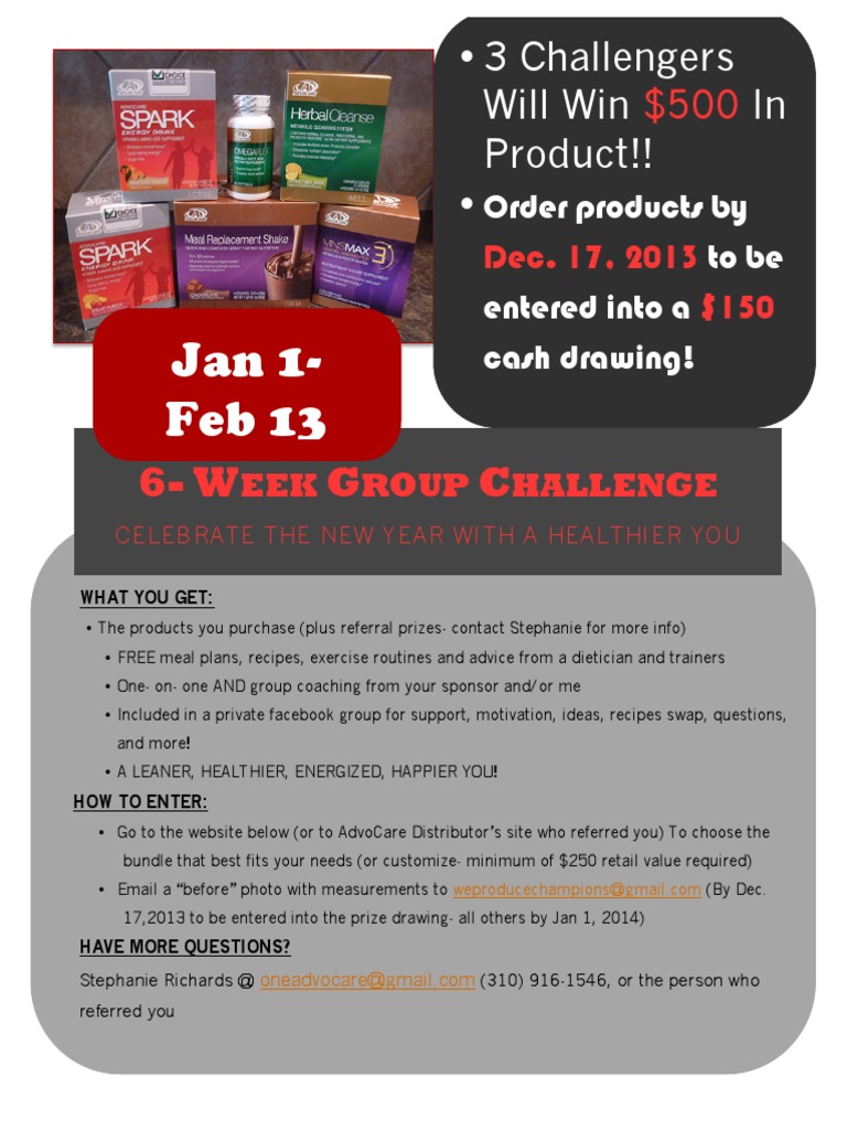 Six Week Challenge | PDF