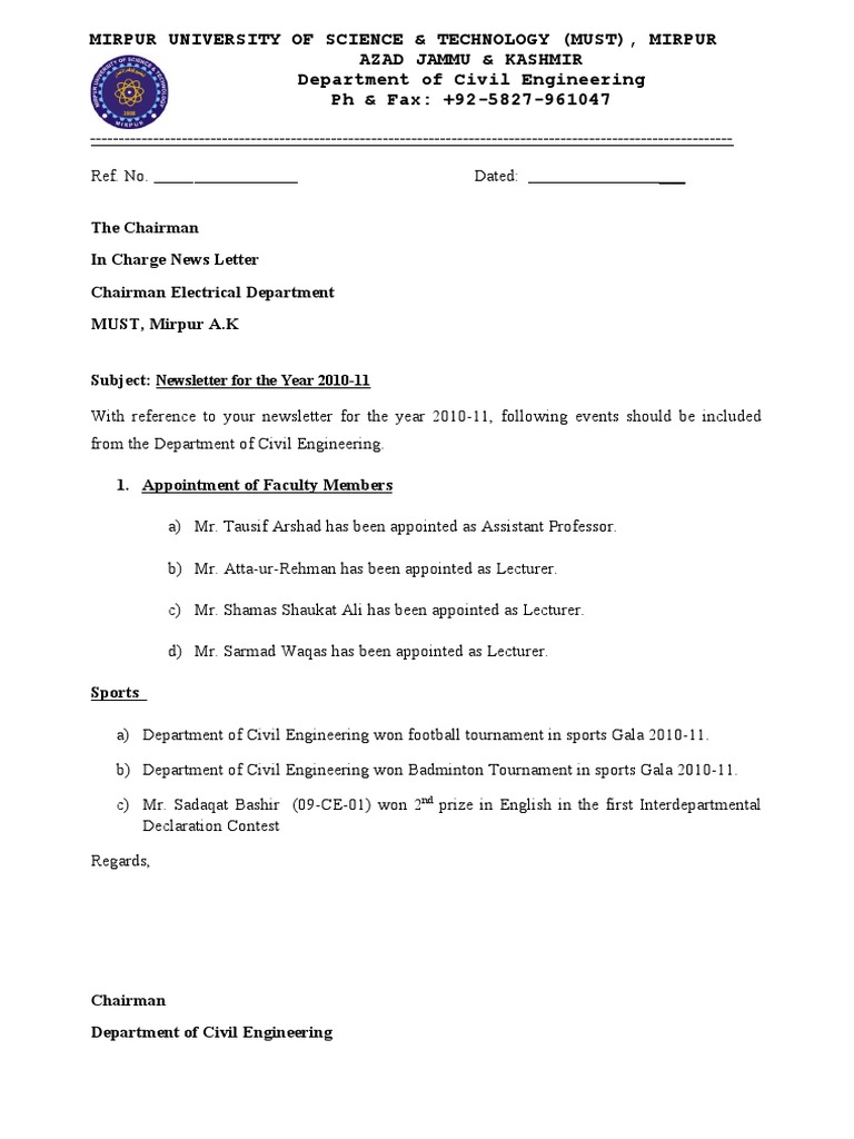 Mirpur University of Science & Technology (Must), Mirpur Azad Jammu ...