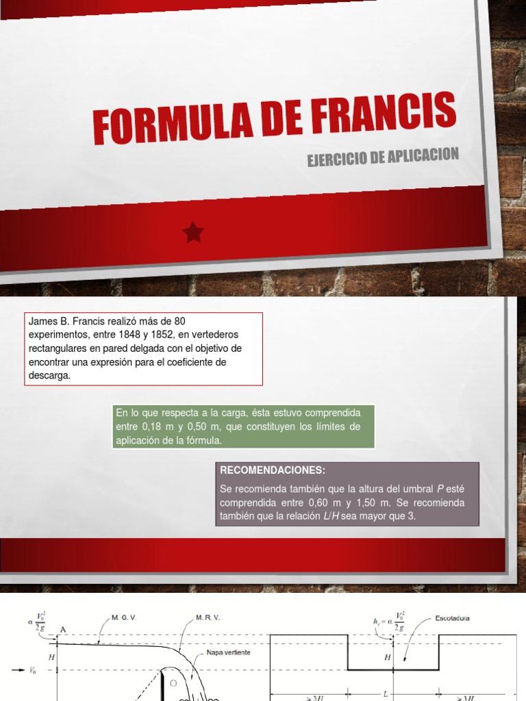 Formula de Francis | PDF