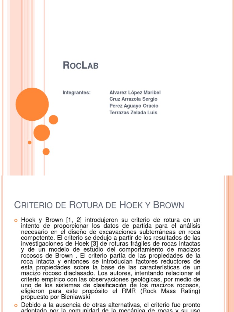 Roc Lab | PDF | Roca (geología) | Science