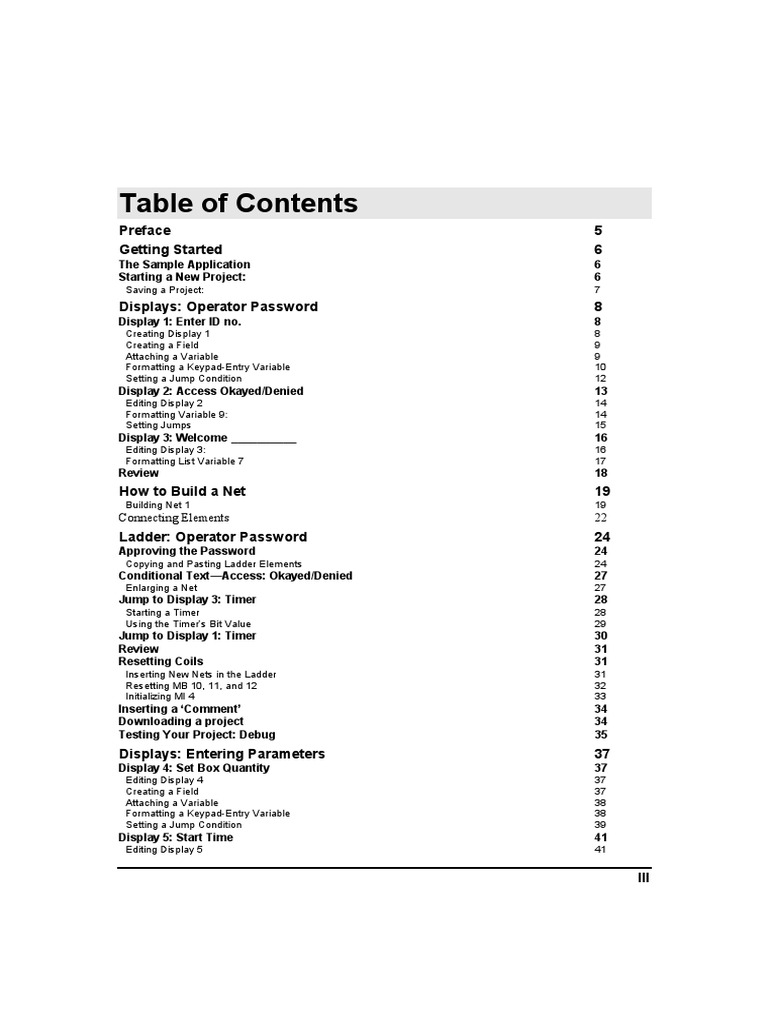U90 Ladder Tutorial | PDF | Variable (Computer Science) | Integer (Computer Science)