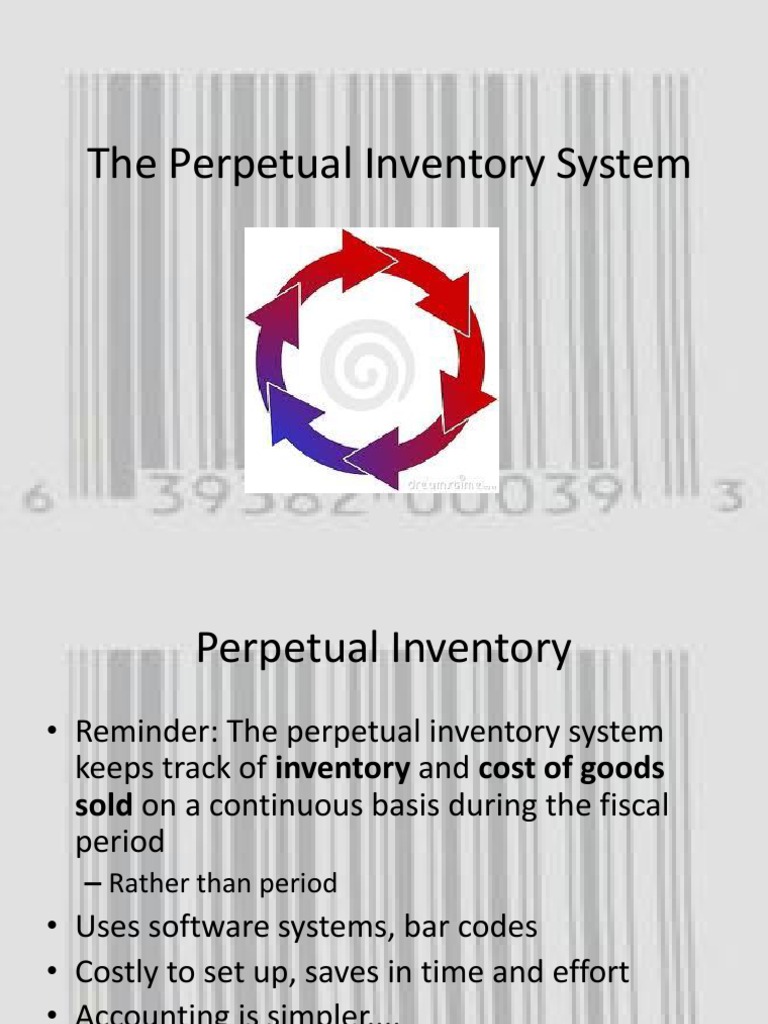 5a. The Perpetual Inventory System | PDF | Debits And Credits | Cost Of ...