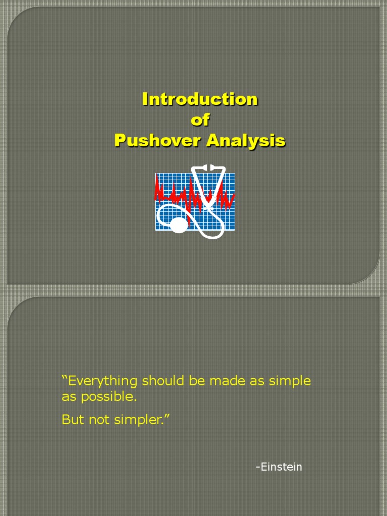 Pushover Analysis Using SAP2000 Guide | PDF | Strength Of Materials ...