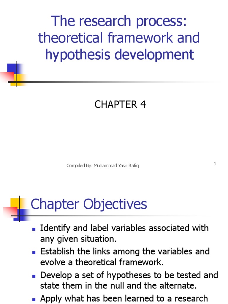 The Research Process: Theoretical Framework and Hypothesis Development ...
