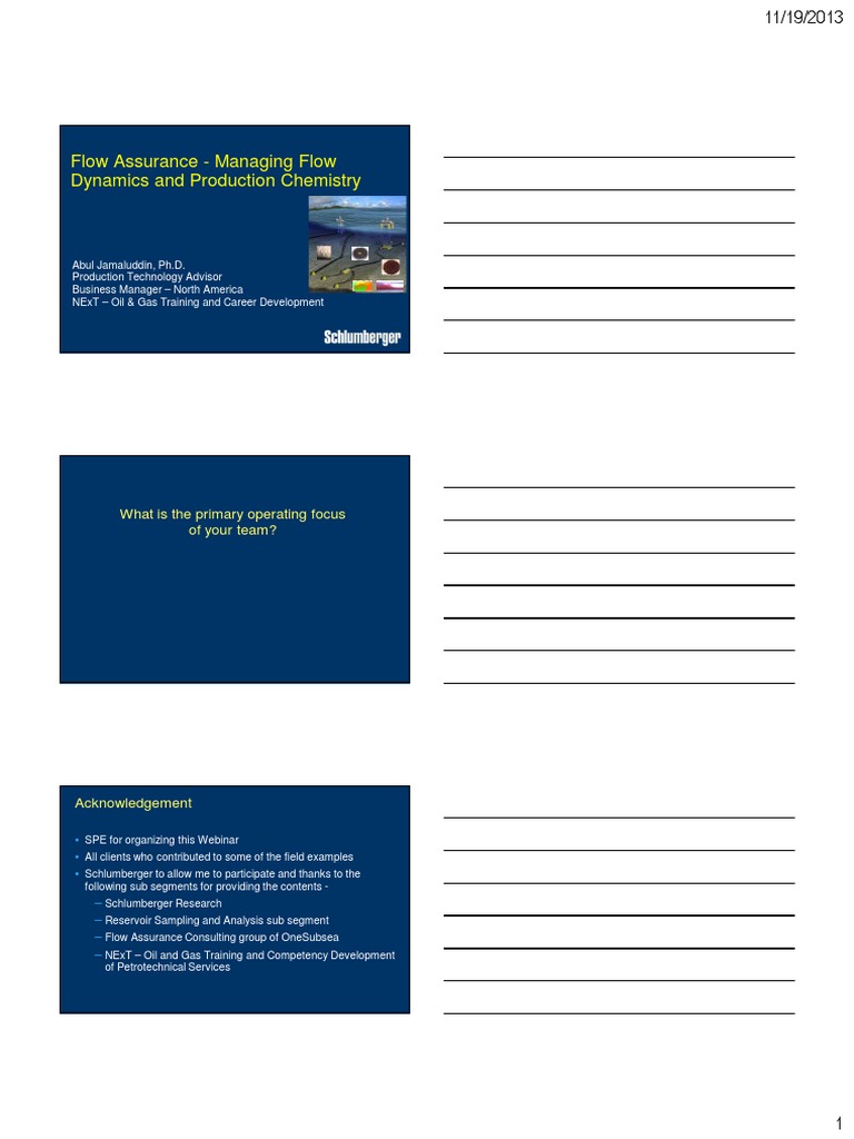 Deepwater Flow Assurance Strategies | PDF | Solubility | Phases Of Matter