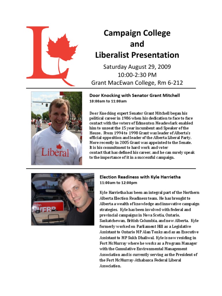 Campaign College | PDF | Alberta | Politics Of Canada