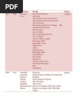 Uglies Chapter Overview | PDF