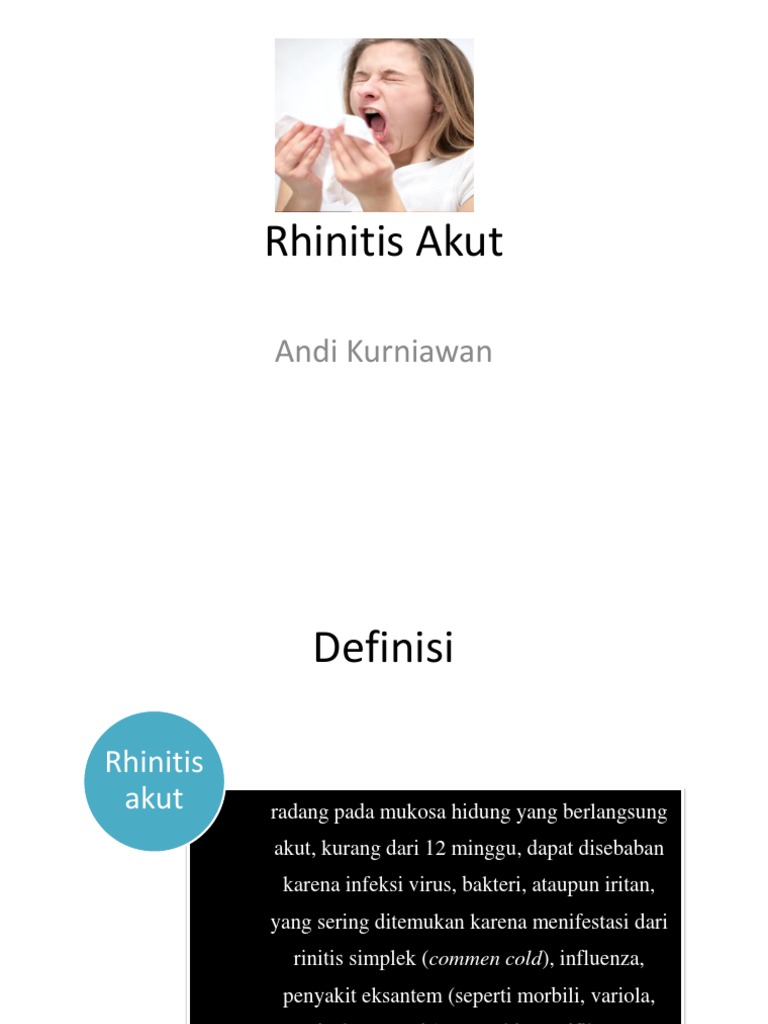 Rhinitis Akut | PDF