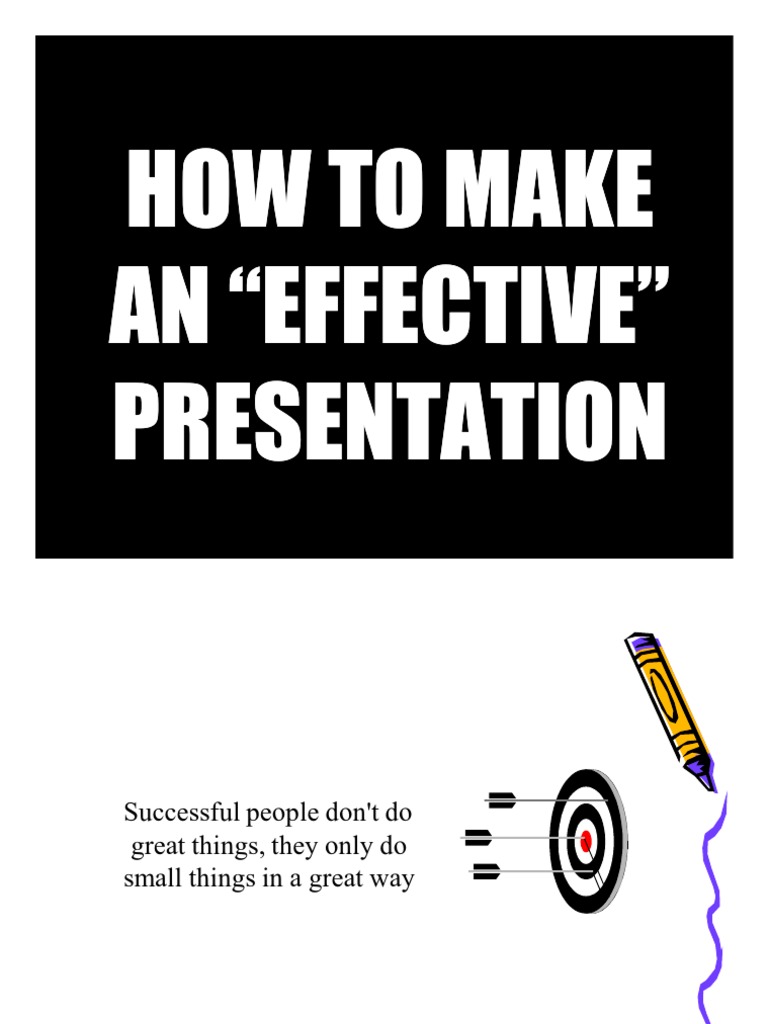 How To Make A Presentation | PDF