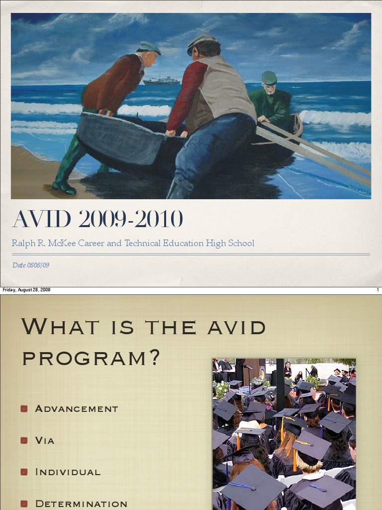 Avid 2009-2010: Ralph R. Mckee Career and Technical Education High ...
