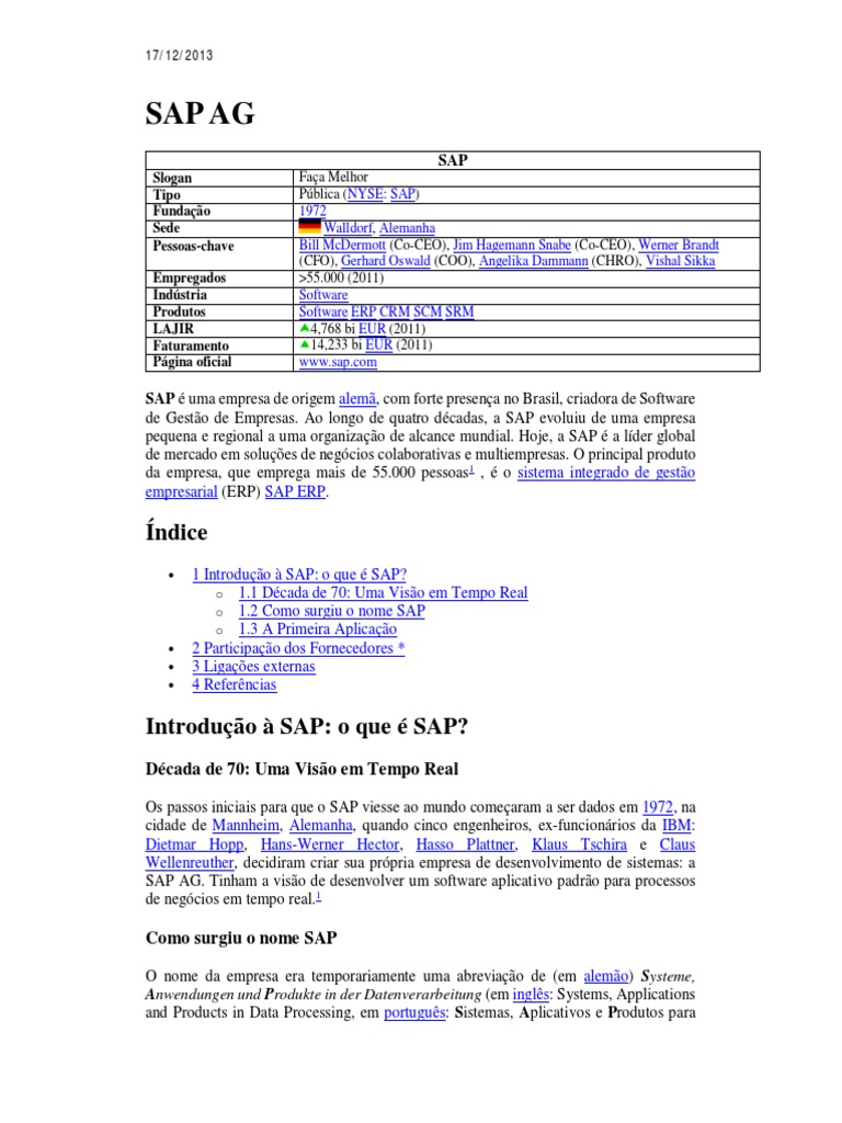 SAP | PDF