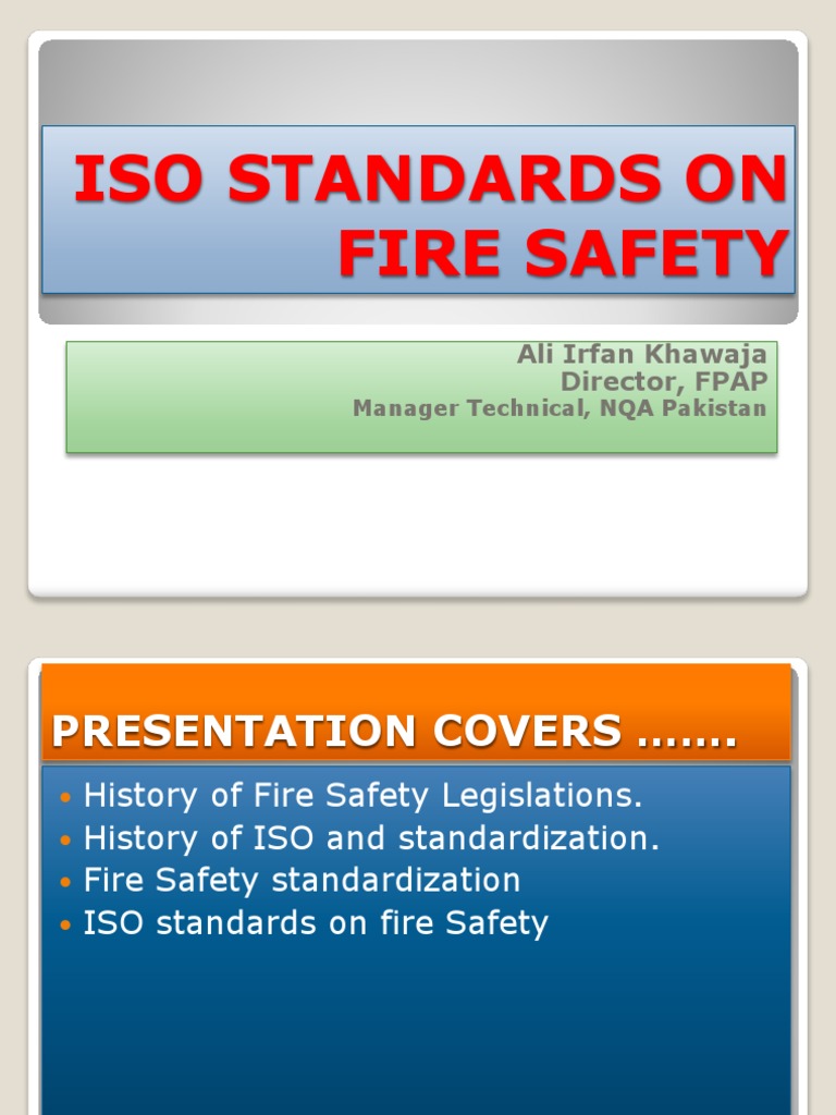 ISO Standards for Fire Safety | PDF | International Organization For ...