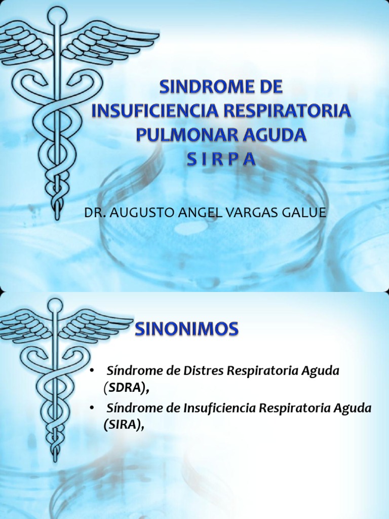 Síndrome de Distres Respiratorio Agudo | PDF | Inflamación | Pulmón