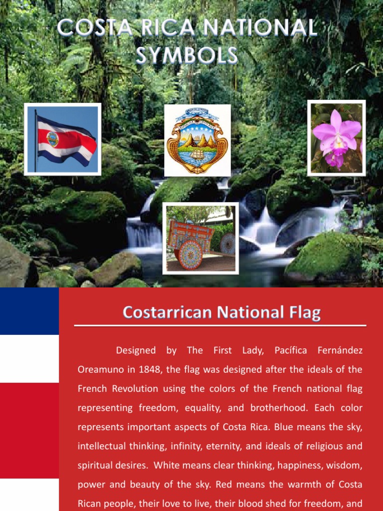 Costa Rica National Symbols | PDF | Red | National Symbols
