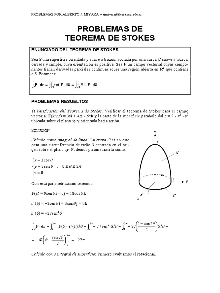 Teorema de Stokes | Integral | Álgebra