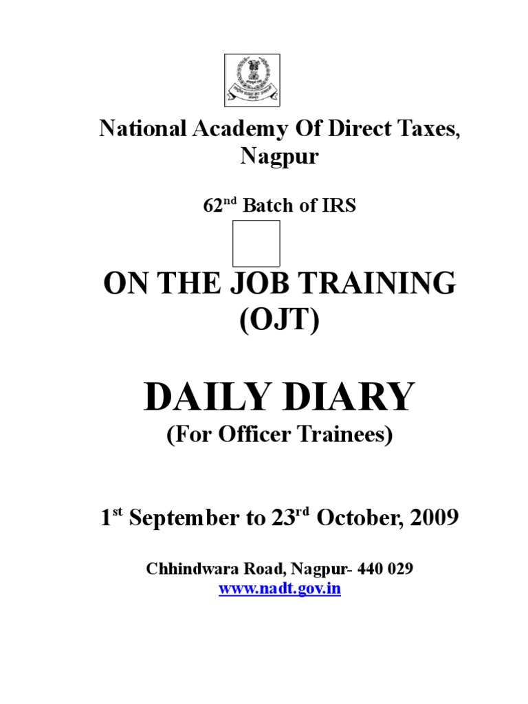 Daily Diary - Ojt - 62 - Probationers | PDF | Appeal | Judiciaries