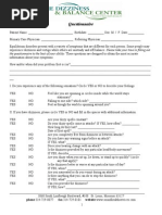 Situational Vertigo Questionnaire | PDF