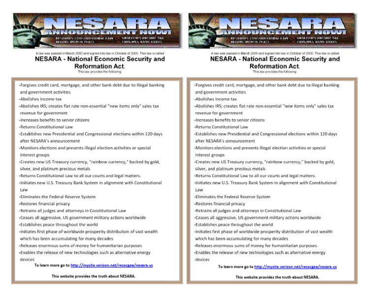 Official nesaRA Handout Color | PDF