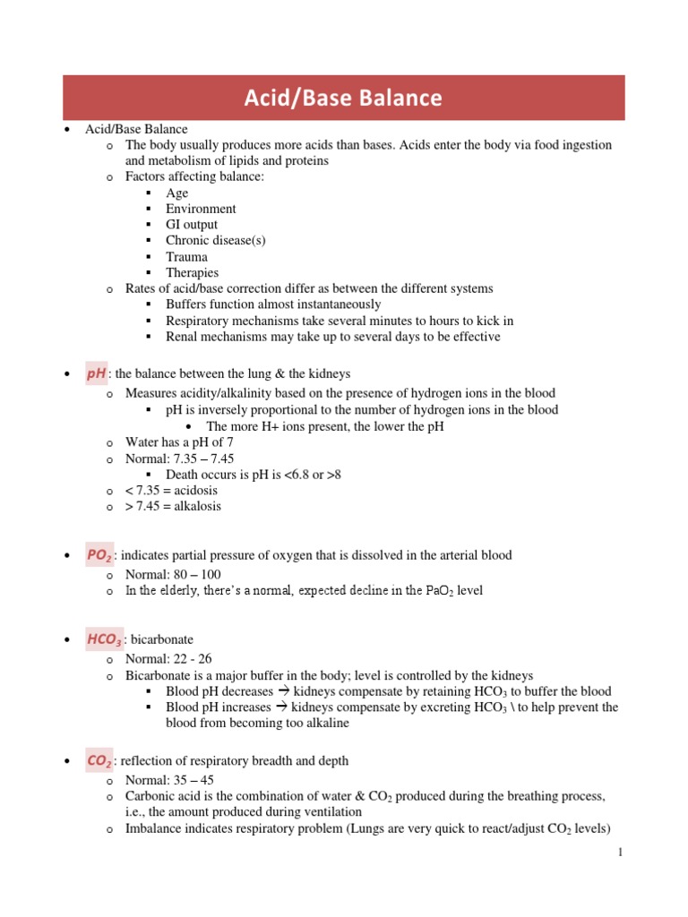 Fluid, Electrolytes, Acid Base Balance | PDF | Saline (Medicine ...