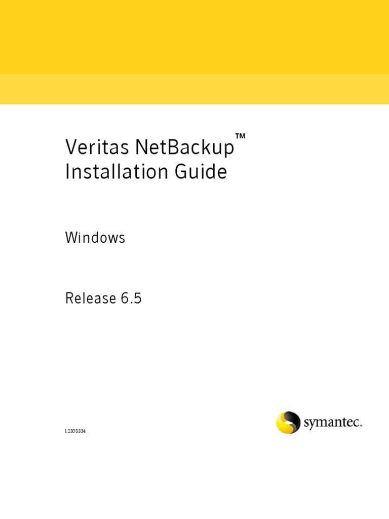 Veritas Install Windows | PDF