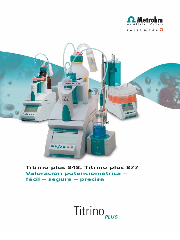 Catalogo Titulador Potenciometrico (Titrino 848) | PDF | USB ...