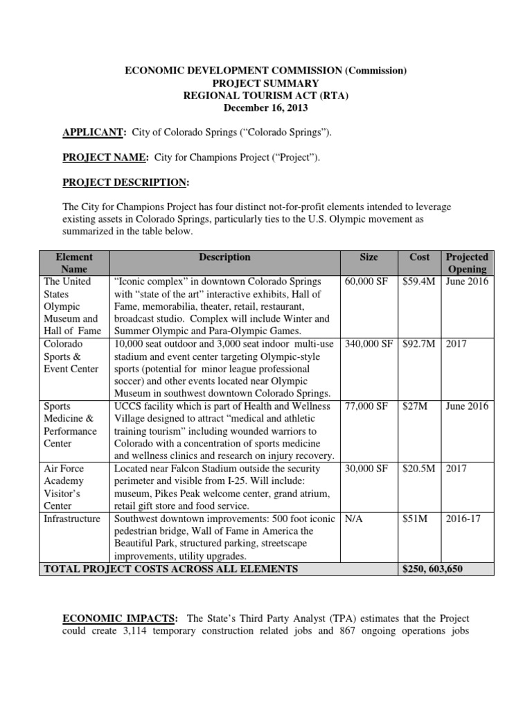 Colorado Springs RTA Summary | PDF | Taxes | Sales Taxes In The United ...