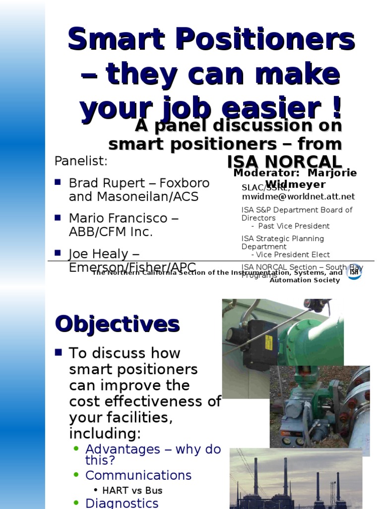 Smart Positioners - They Can Make Your Job Easier ! | PDF | Systems ...