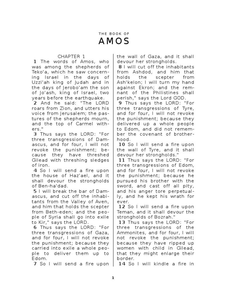 Bible Amos Pdf Jacob
