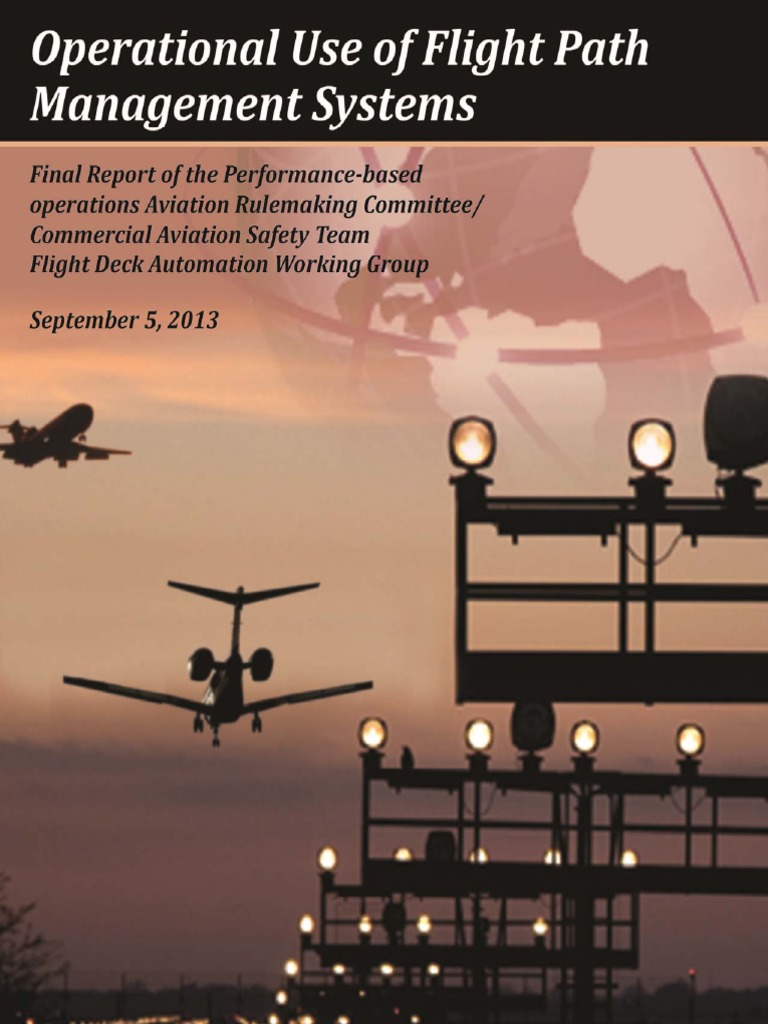Operational Use of Flight Path Management Systems | PDF | Air Traffic Control | Automation