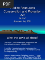 Ra 9147 | PDF | Wildlife | Endangered Species