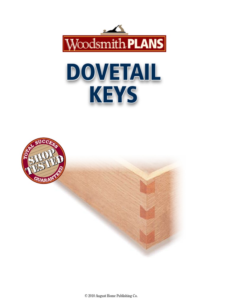 Dovetail Keys Tutorial | PDF | Woodworking | Crafts
