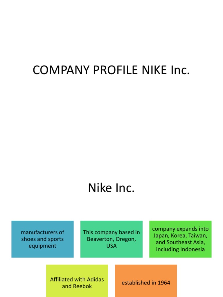 Company Profile Nike Inc | PDF