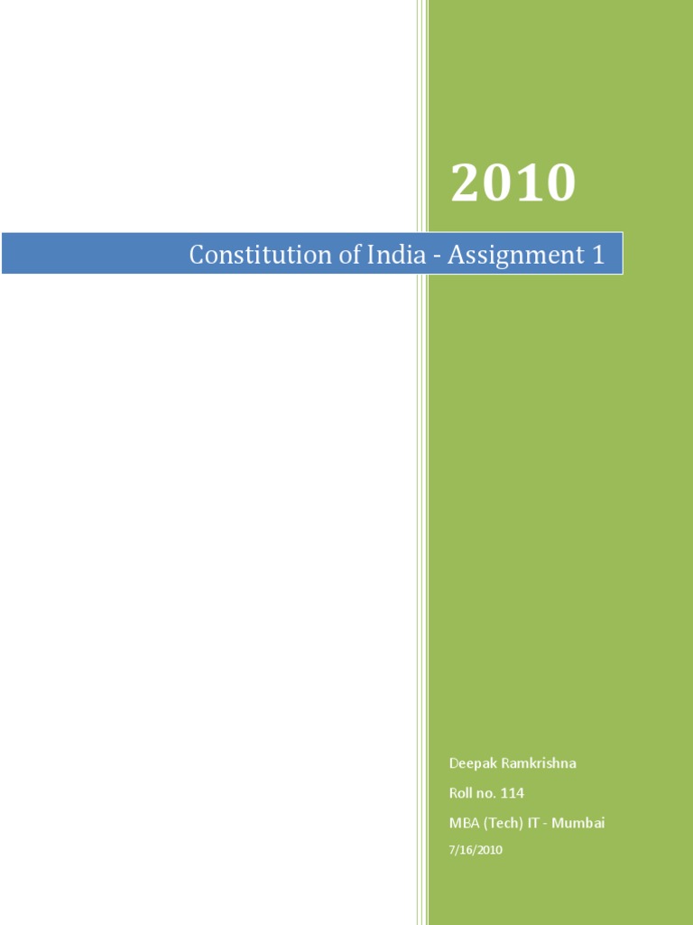 COI - Assignment 1 | PDF | University And College Admission | Secondary Education