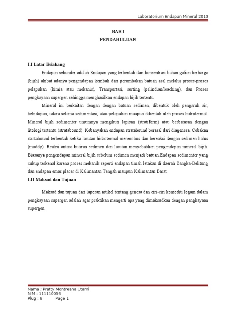 Urat Kuarsa dan Fase 3 Pengkayaan Supergen | PDF | Sains & Matematika