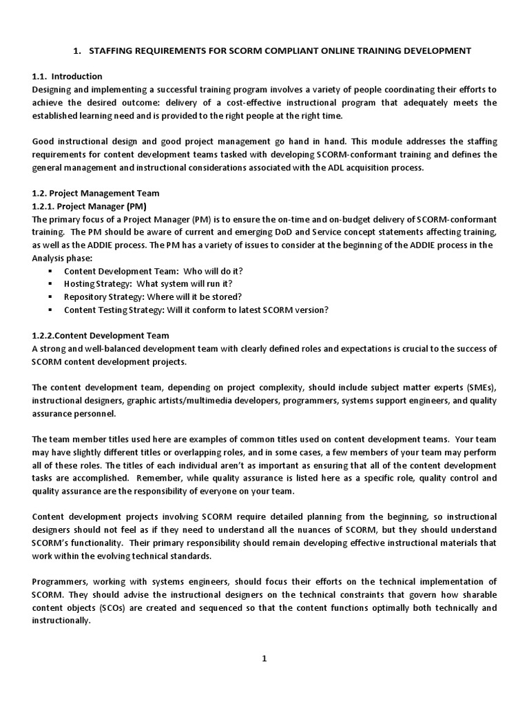 Online Training Development | PDF | Instructional Design | Learning