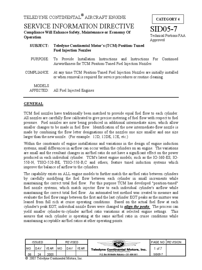 TCM InjectorSID05 7 | PDF | Fuel Injection | Vehicles