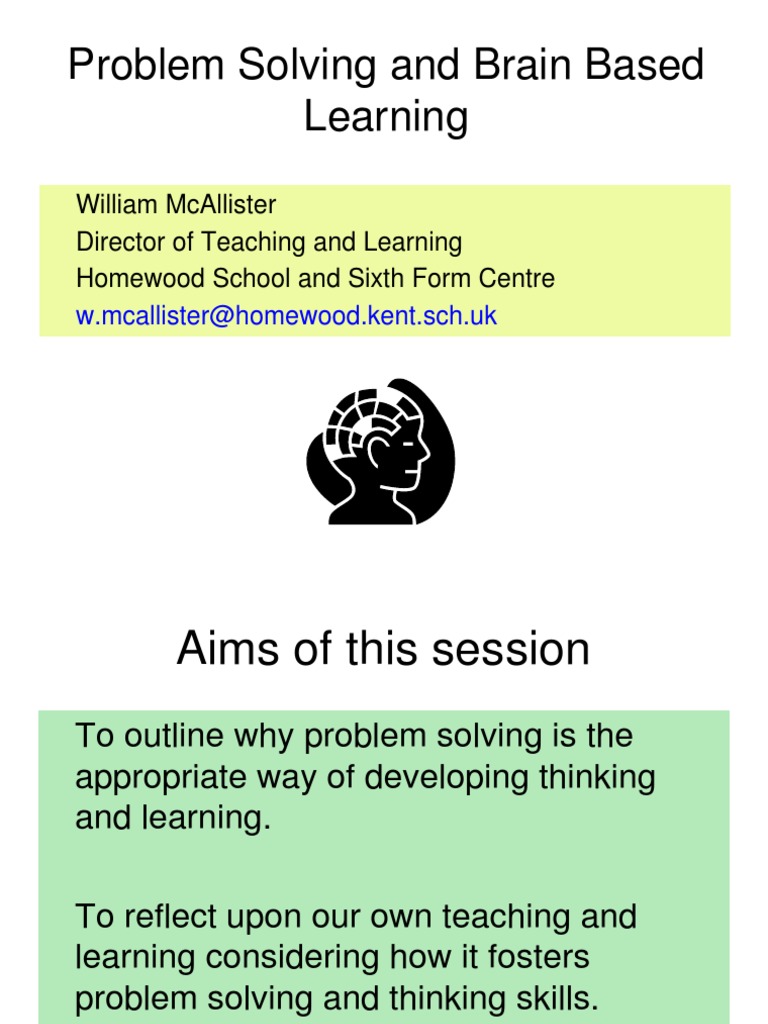 Problem Solving and Brain Based Learning | Download Free PDF ...