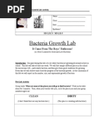 Bacteria Testing Science Fair Ideas | PDF | Experiment | Hypothesis