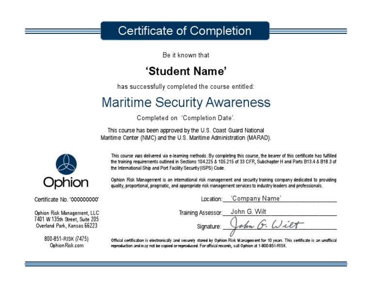 MSA Certificate | PDF | Water Transport | Government