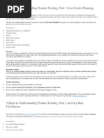SAP Direct Activity Allocation Guide | PDF | Cost | Prices