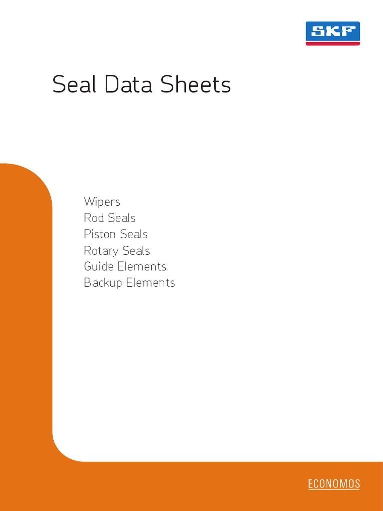 Seal Data Sheets: Wipers Rod Seals Piston Seals Rotary Seals Guide ...