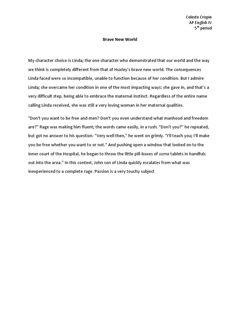 Brave New World | PDF | Mystery, Thriller & Crime Fiction