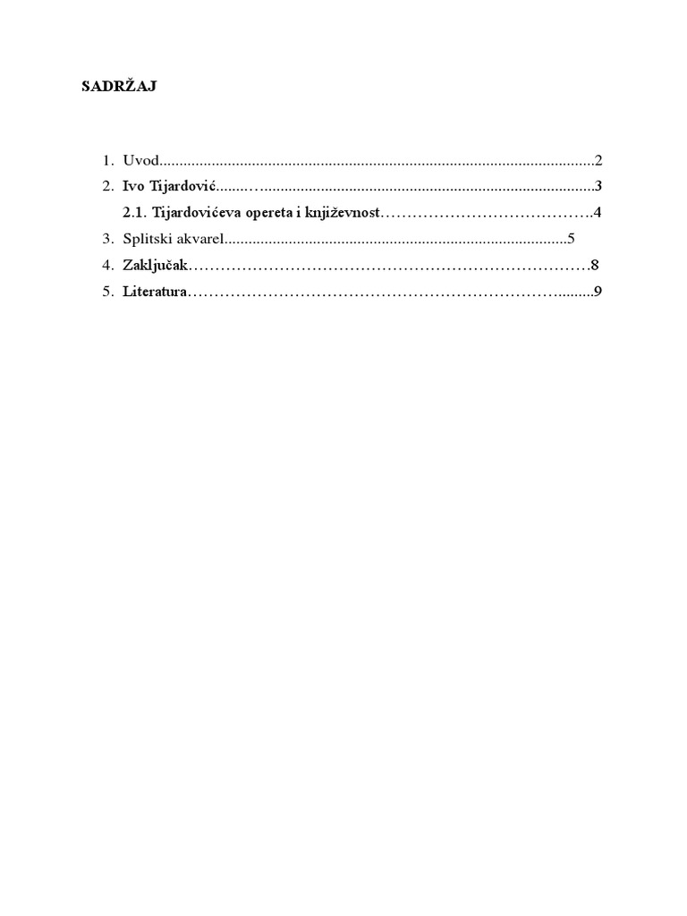 Splitski Akvarel | PDF