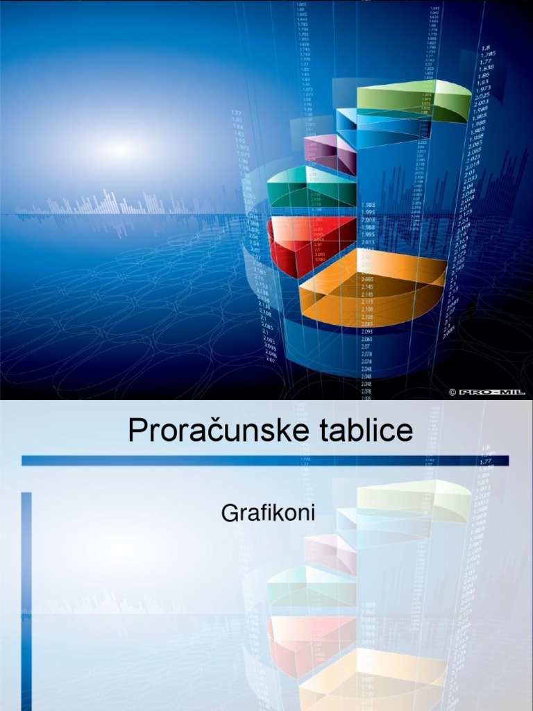 Excel 2007 Prezentacija 9 Grafikoni | PDF
