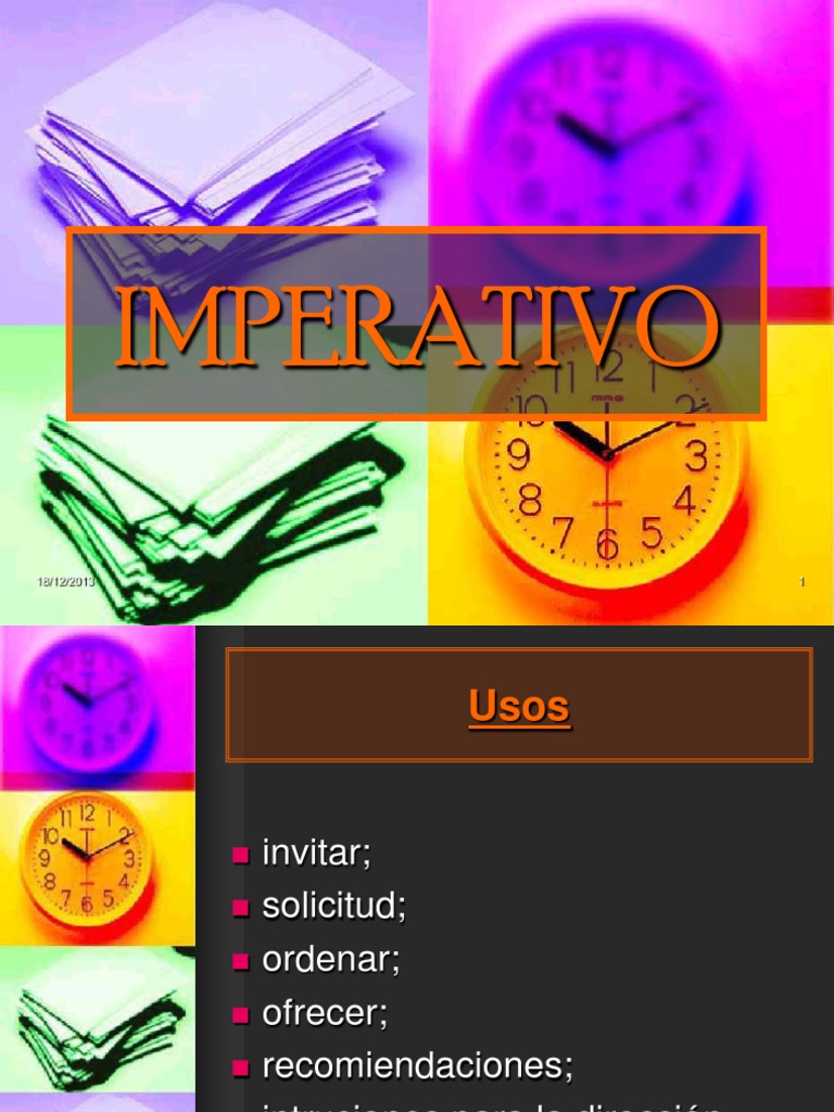 Guía Completa del Imperativo en Español | PDF