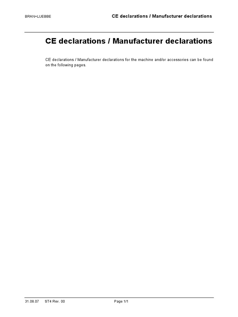 Atex and CE Declaration Certificate | PDF | Evaluation | Reference