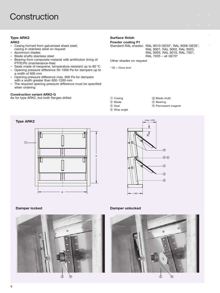 Trox - Ark2 | PDF | Duct (Flow) | Masonry