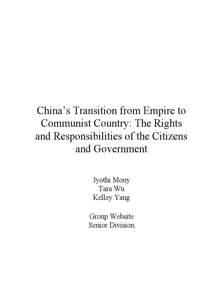 History Day Process Paper | PDF | Asia | East Asia