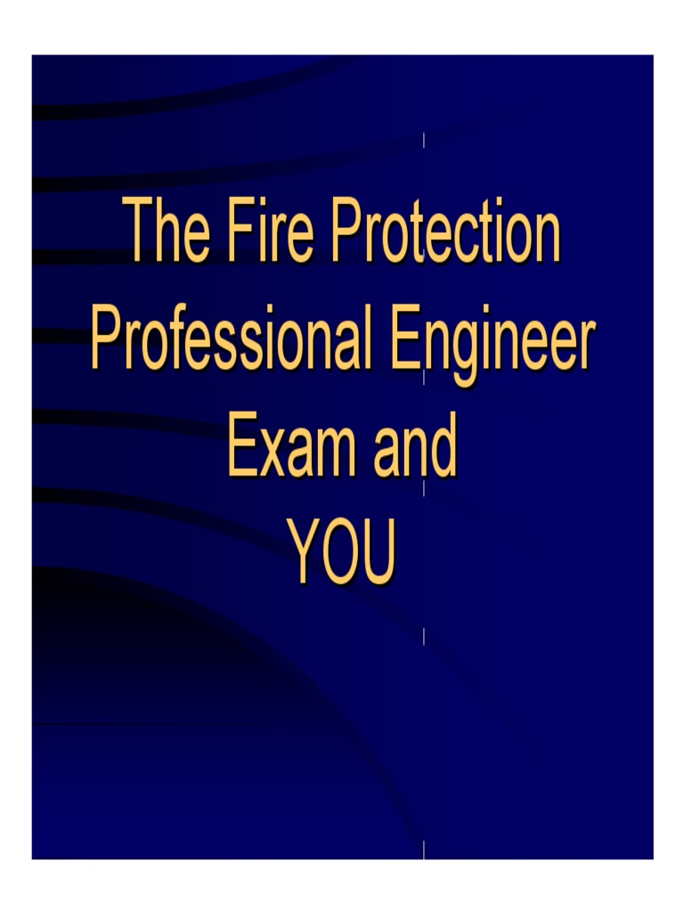 The Fpe Exam and You | PDF | Fire Protection | Test (Assessment)